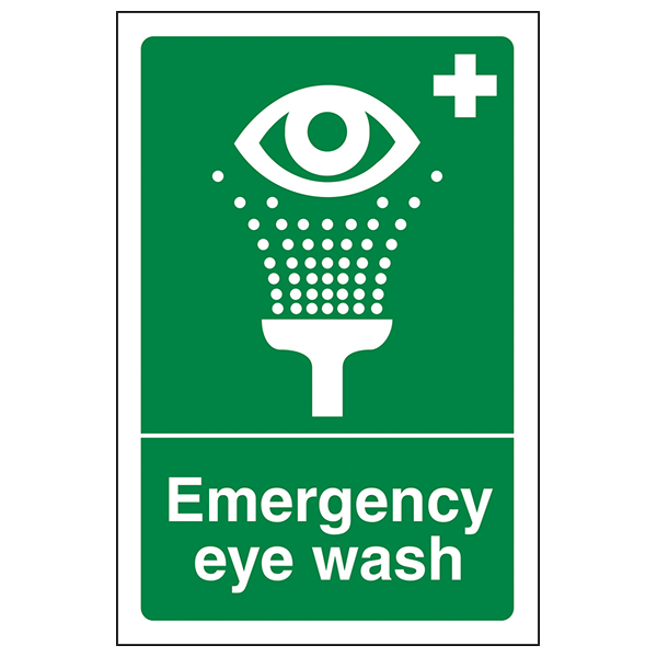 Emergency Eye Wash Safety Sign Compliant For Workplace – My Store